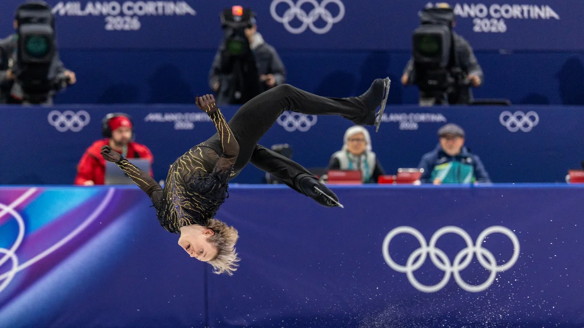 El salto "mortal" de Ilia Malinin en los Juegos Olímpicos 2026